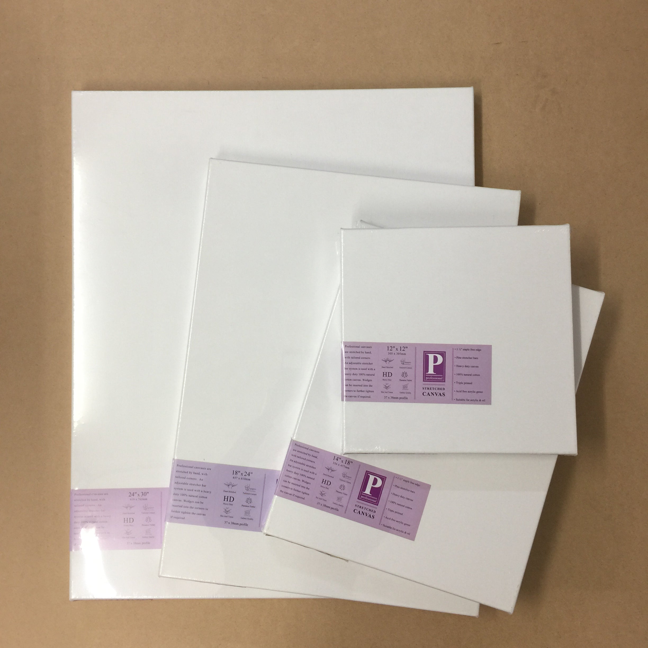 20 x 24 inch - DAS Professional Stretched Canvas – Seymour Art Supplies NZ